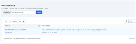 Client One Time Password Module For Perfex Crm By Halilaltndg Codecanyon