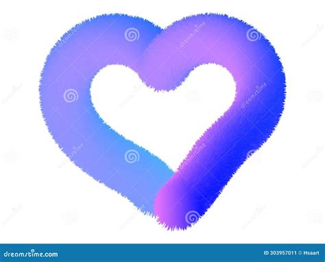 Furry Valentine Blending Effect Flat Design Stock Illustration Illustration Of Romantic