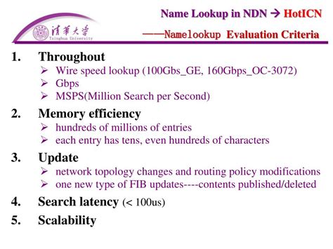 Ppt Name Lookup In Named Data Networkingndn Powerpoint Presentation
