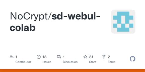 Github Nocryptsd Webui Colab