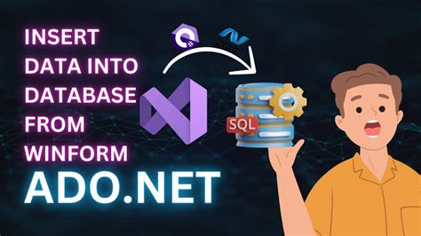 Insert User Registration Data Into Sql Database From A C Winforms Adonet Tutorial Youtube