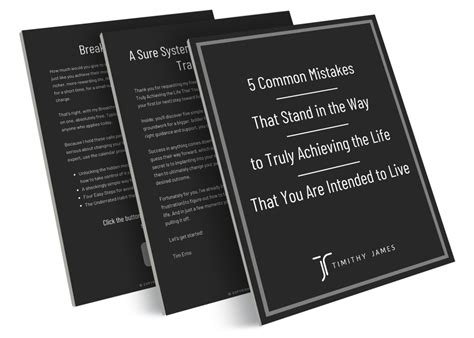 Free Guide Timithy James Coaching