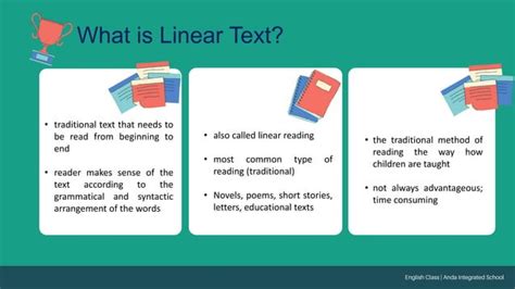 Linear And Non Linear Texts PPTX Books And Literature