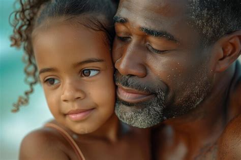Premium Photo Ill Never Let Go Daddy Portrait Of A Daughter And