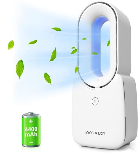 Inmorven 4400mah Bladeless Fan Portable Desk Fan India Ubuy