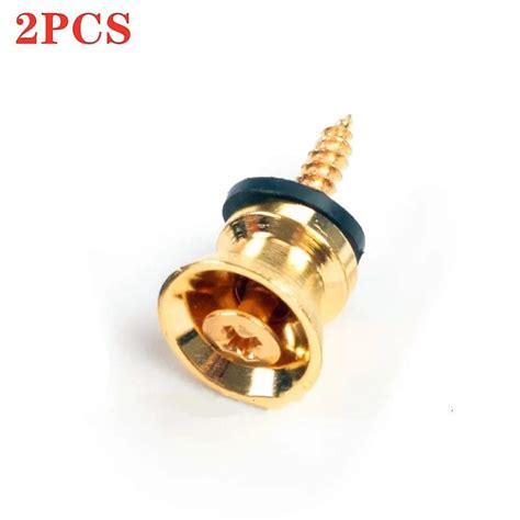 Fender Style Gold Strap Button 2 Pack Free Shipping Reverb