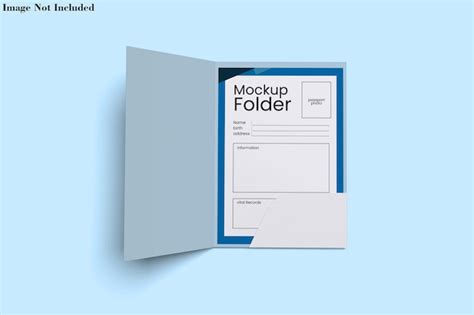 Premium Psd Folder Mockup