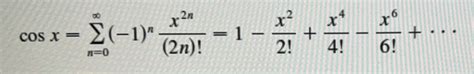 Solved Use A Maclaurin Series In This Table To Obtain The
