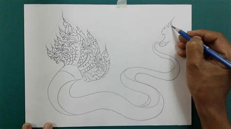 สอนวาดพญานาคนาคี 5 เศียร ง่ายๆทำตามได้ ครูโย่กับน้องปันปันนักพากย์น้อย Youtube