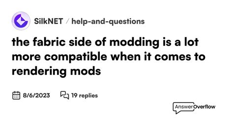 the fabric side of modding is a lot more compatible when it comes to