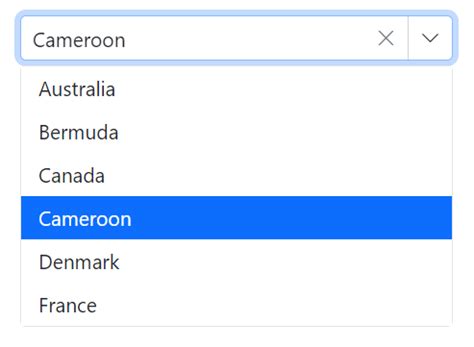 Data Binding In Blazor Combobox Component Syncfusion