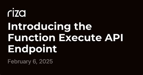 Introducing The Function Execute Api Endpoint Riza Blog