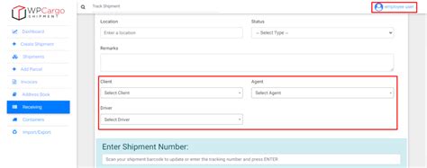 How To Remove User Assignment Sections From Receiving Page Wpcargo