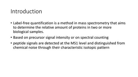 Ppt Label Free Proteomics Powerpoint Presentation Free Download Id 8020795
