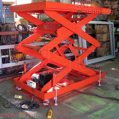 테이블리프트 이동식 전동 2단 15톤용아웃리거캐스터넷 강남캐스터넷 테이블리프트 이동식 전동 2단 15톤용아웃리거캐스터넷 강남캐스터넷