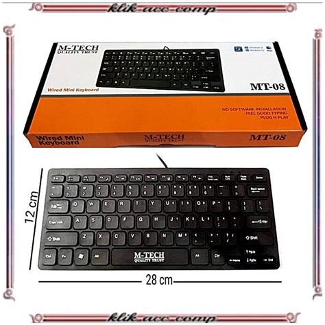 Jual Keyboard Mini USB Mtech MT08 Multimedia Shopee Indonesia