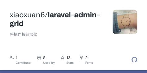 GitHub xiaoxuan6 laravel admin grid 将操作按钮汉化