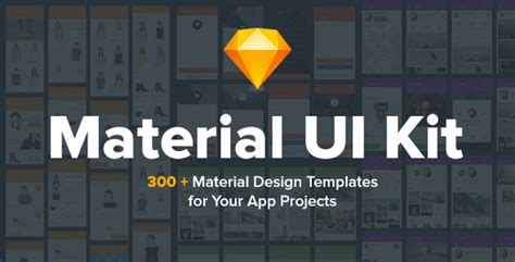 Material Design UI KIT 300 For Sketch By Uicreativenet ThemeForest