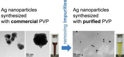 聚乙烯吡咯烷酮PVP杂质会严重影响纳米颗粒合成的结果 Journal of Colloid and Interface Science X MOL