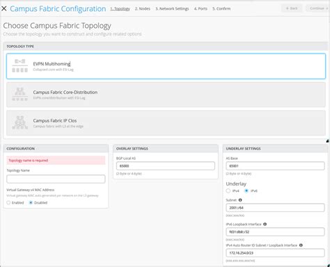Configure Campus Fabric Evpn Multihoming Mist Juniper Networks