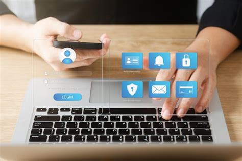 Premium Photo Cybersecurity Concept User Privacy Security And