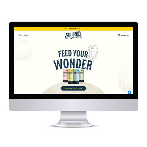 Squirrel Brand Company Icon Commerce