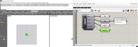GH Data Output Input Rhino Command Error Msg Bug Grasshopper McNeel Forum