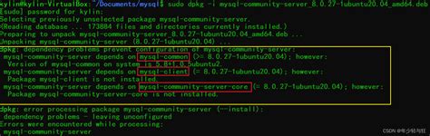 Ubuntu2004安装mysql 80最新版ubuntu2004 Mysql8依赖包 Csdn博客