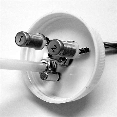 Three Adopted Sensors Installed On The Lid Of The Experimental Bottle Download Scientific Diagram