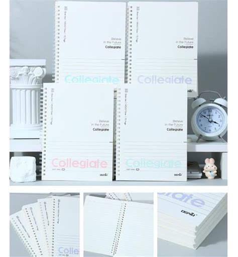 Minimalist Collegiate Softring Ruled Notebook A5