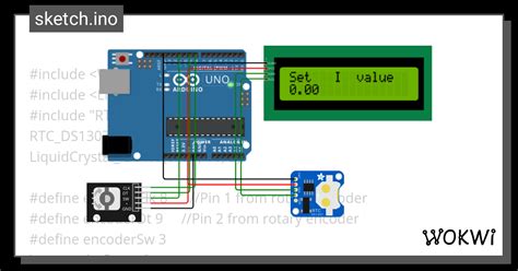 Arduino Rotary Menu V Wokwi ESP STM Arduino Simulator