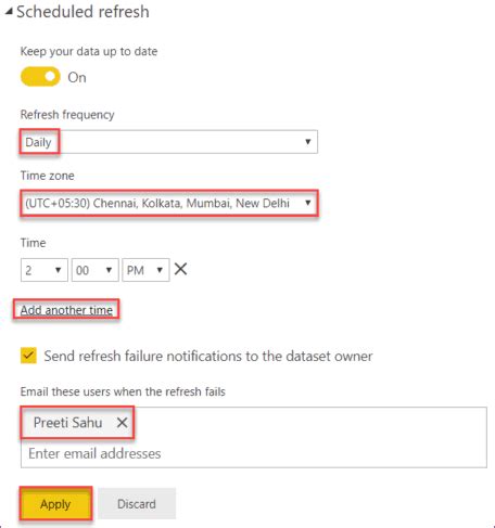 Scheduled Power BI Report Data Refresh SPGuides