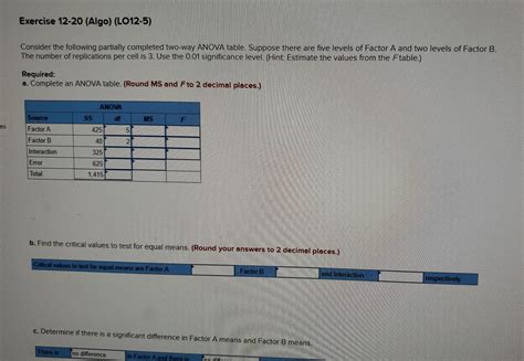 Solved Consider The Following Partially Complet