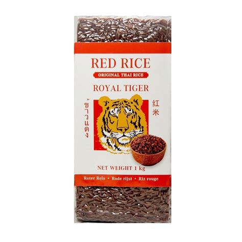 Червен ориз Royal Tiger Пълнозърнест 1 кг Emag Bg