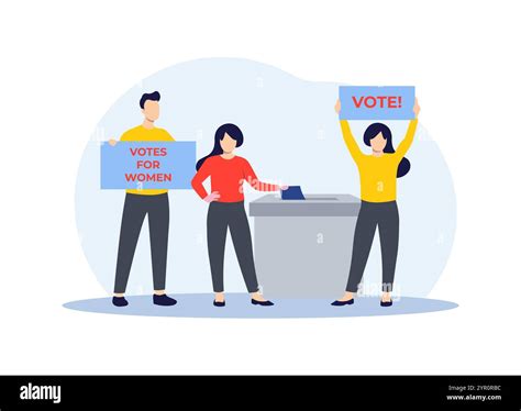 Vote Votes For Women Stock Vector Images Alamy