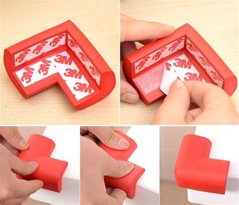 Rubber Table Edge Protector 4lü Set Grandado
