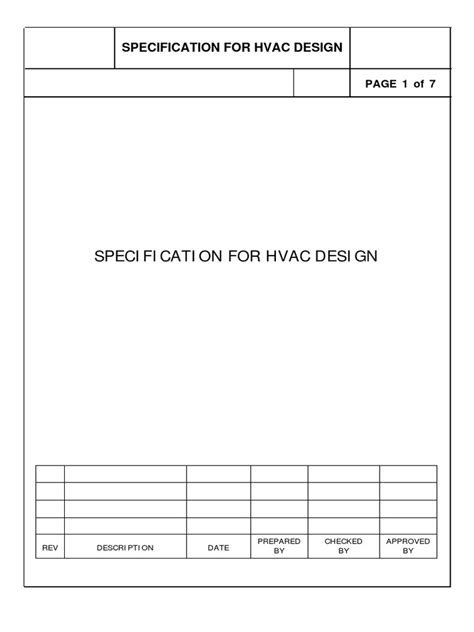 Spec Hvac Design Download Free Pdf Air Conditioning Duct Flow