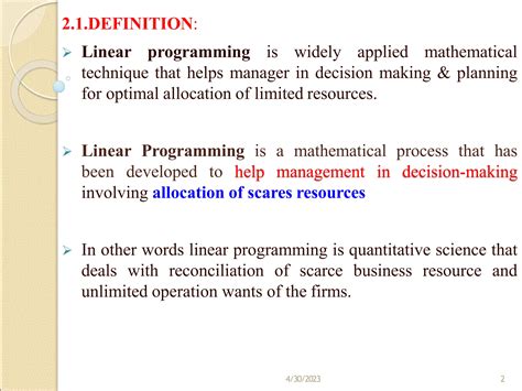 chapter 2 linear programming for business 1 pptx