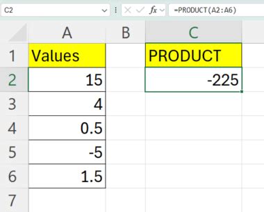 How To Use The PRODUCT Function In Excel Sheetaki