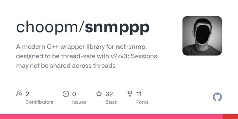 GitHub Choopm Snmppp A Modern C Wrapper Library For Net Snmp Designed To Be Thread Safe