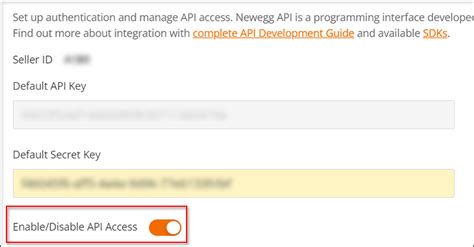 API Access Authorization Requesting API Credentials Newegg Marketplace Seller Academy
