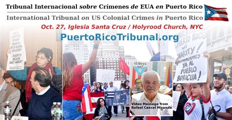 Puerto Rico Tribunal Verdict Us Is Guilty Of Crimes Against Humanity