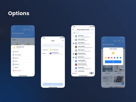 UI Document Storage App Design Behance