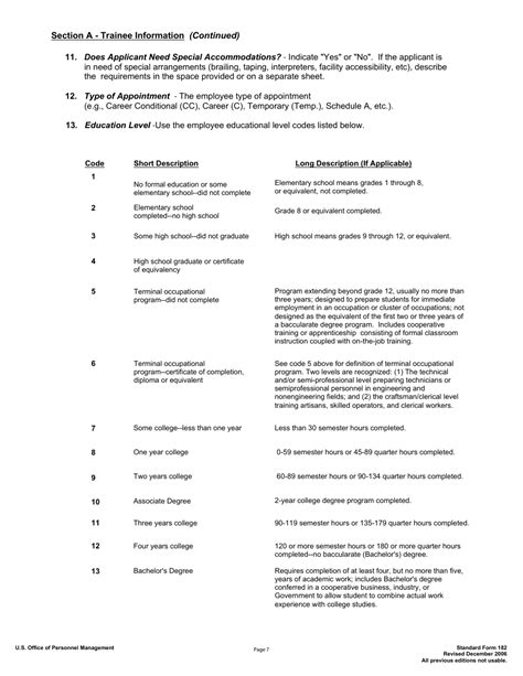 Opm Form Sf 182 Fill Out Sign Online And Download Fillable Pdf