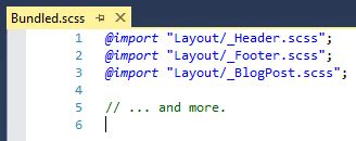 Working With Sass Stylesheets In ASP NET MVC Applications And Visual