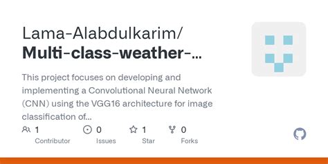 github lama alabdulkarim multi class weather image recognition using
