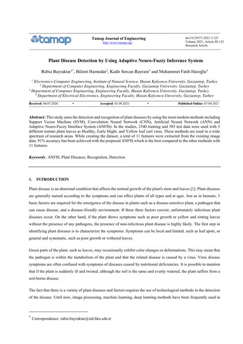Pdf Plant Disease Detection By Using Adaptive Neuro Fuzzy Inference
