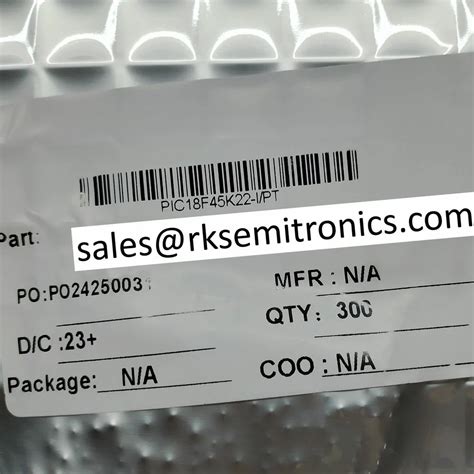 pic18f45k22 i pt 8 bit microcontrollers mcu 32kb flash 1536b ram 8b