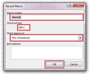 How To Record A Macro Automate Excel
