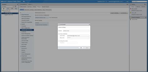 how to add an esxi host to an active directory domain